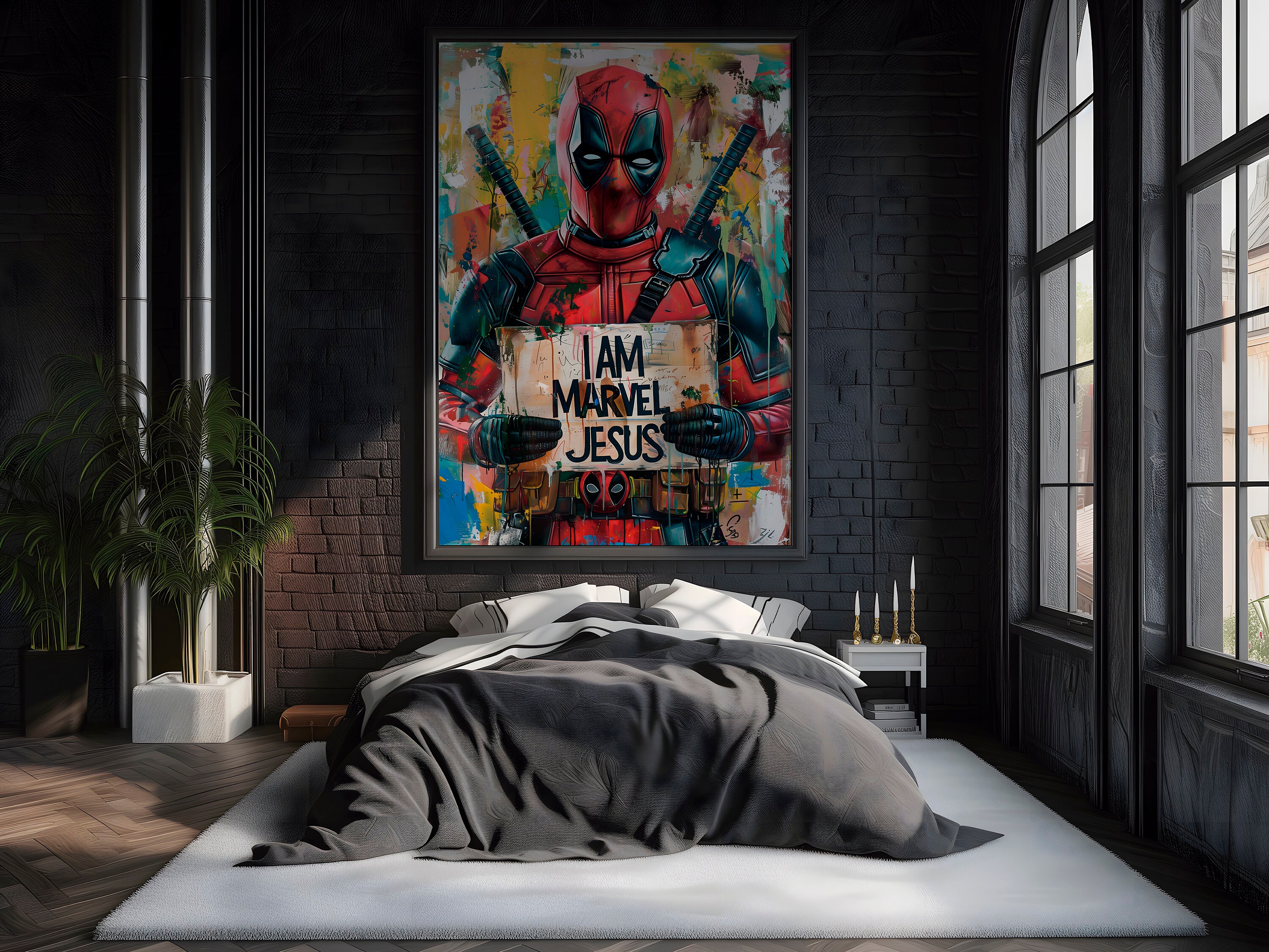 Deadpool Deadpool Poster Deadpool 3 Wall Art Print Wall Décor Deadpool ...