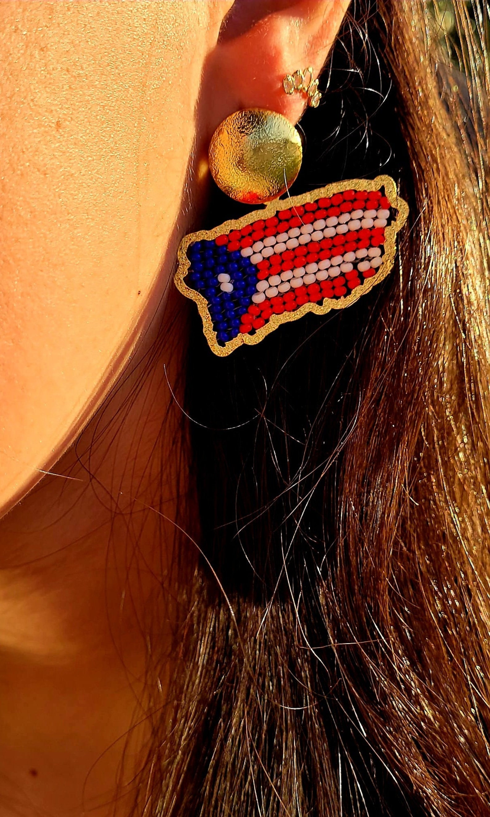 Puerto Rico Earrings· Puerto Rico Map Earrings· Puerto Rico Jewelry ...