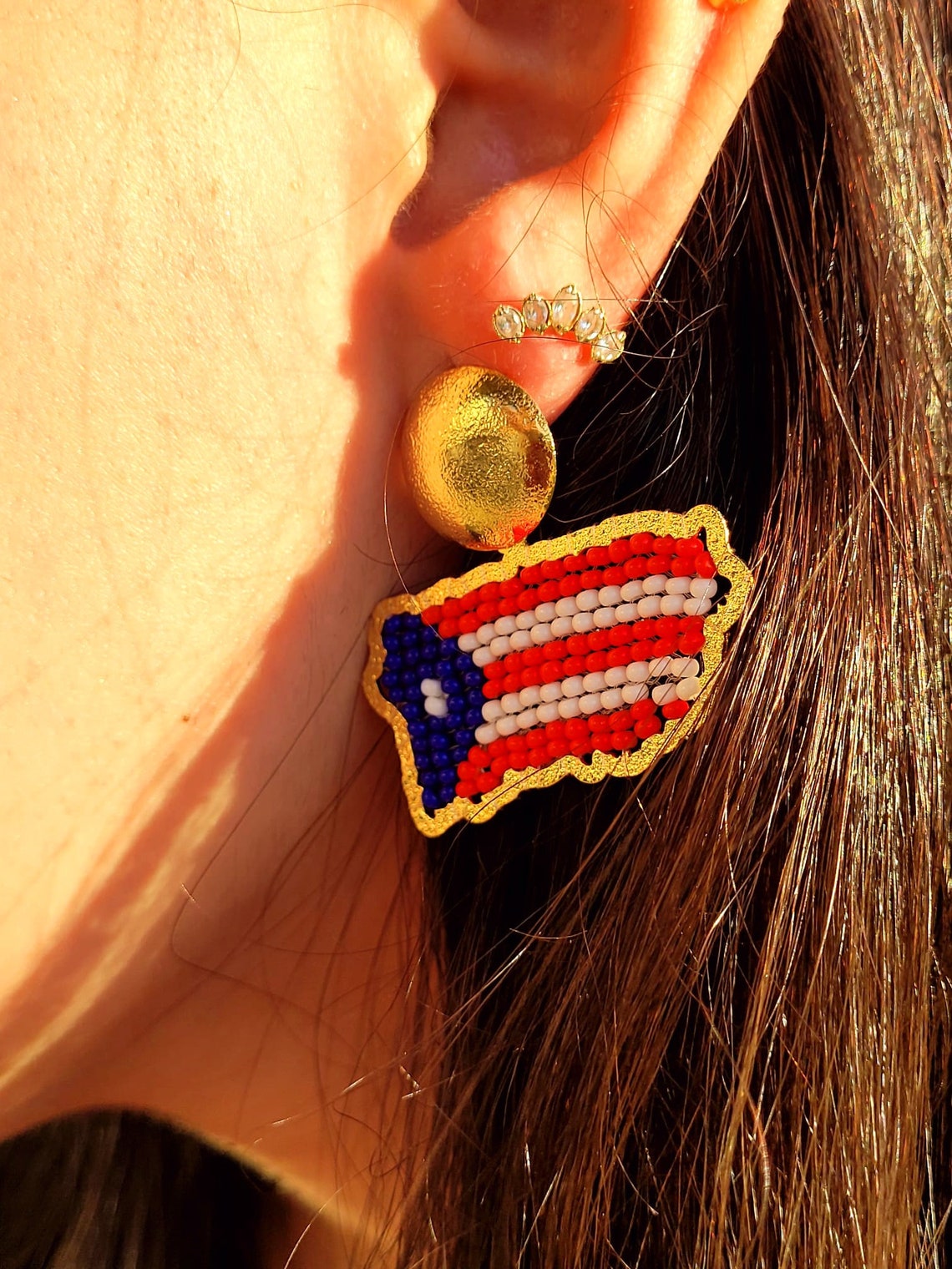 Puerto Rico Earrings· Puerto Rico Map Earrings· Puerto Rico Jewelry ...
