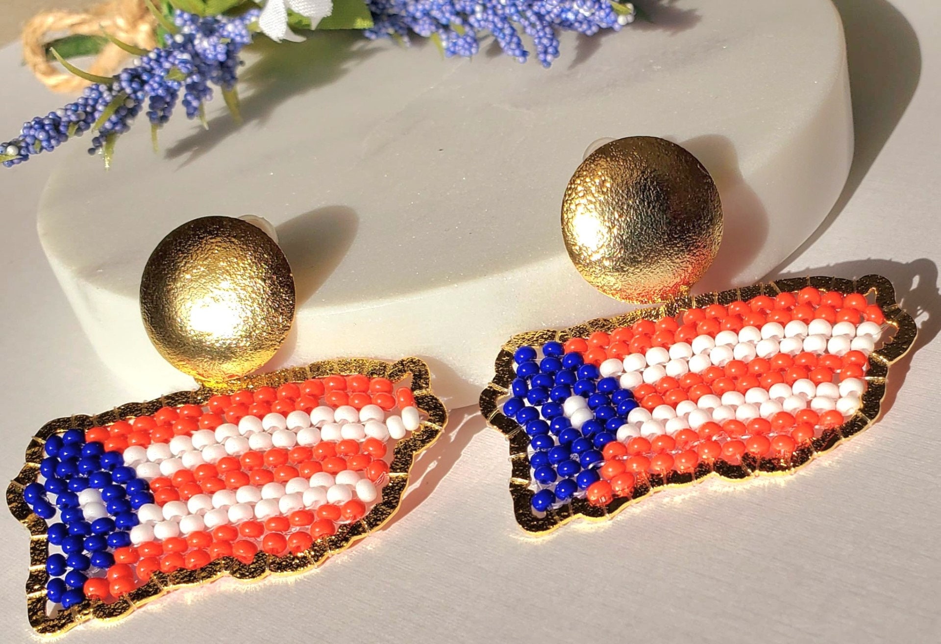 Puerto Rico Earrings· Puerto Rico Map Earrings· Puerto Rico Jewelry ...