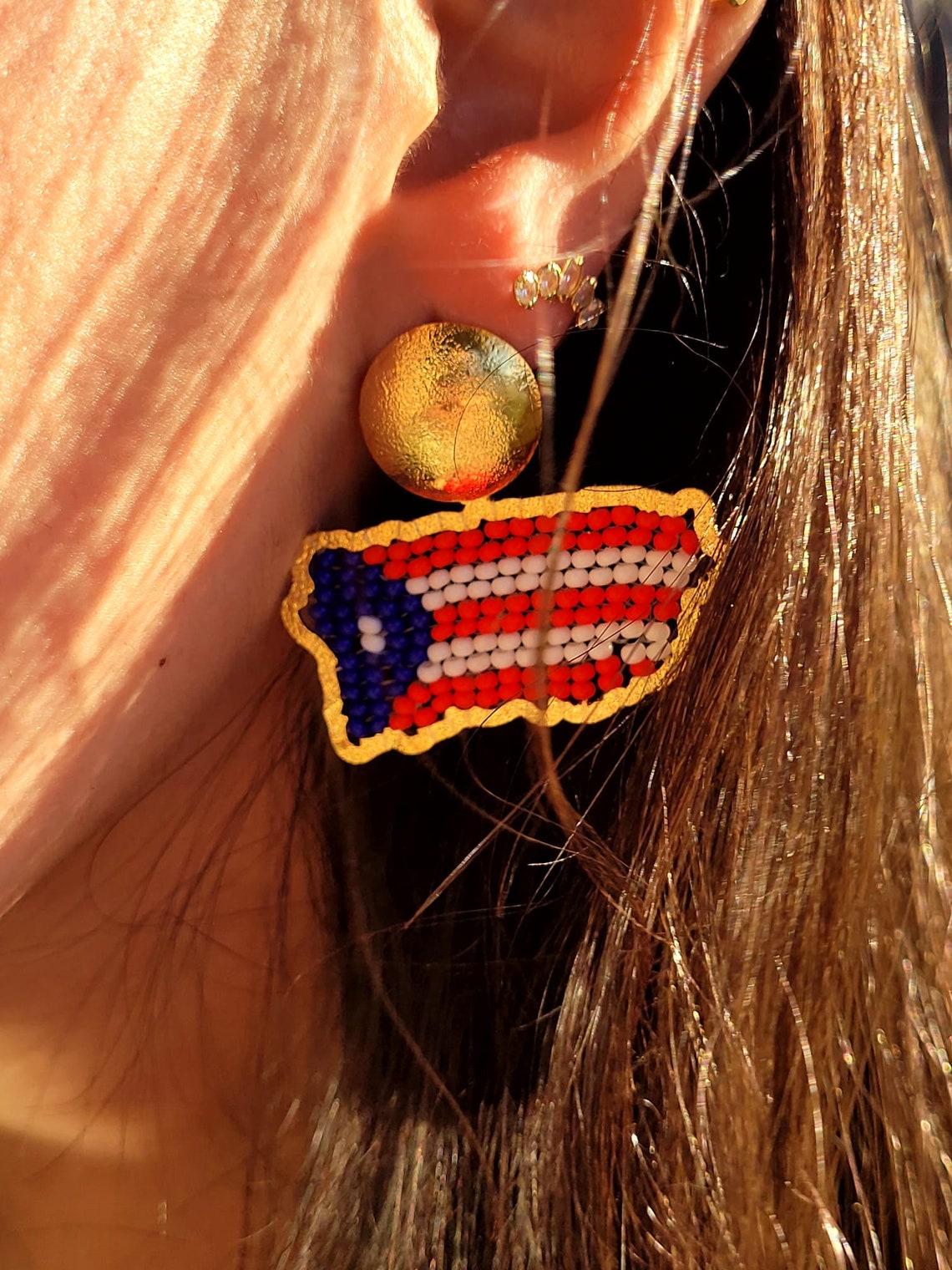 Puerto Rico Earrings· Puerto Rico Map Earrings· Puerto Rico Jewelry ...