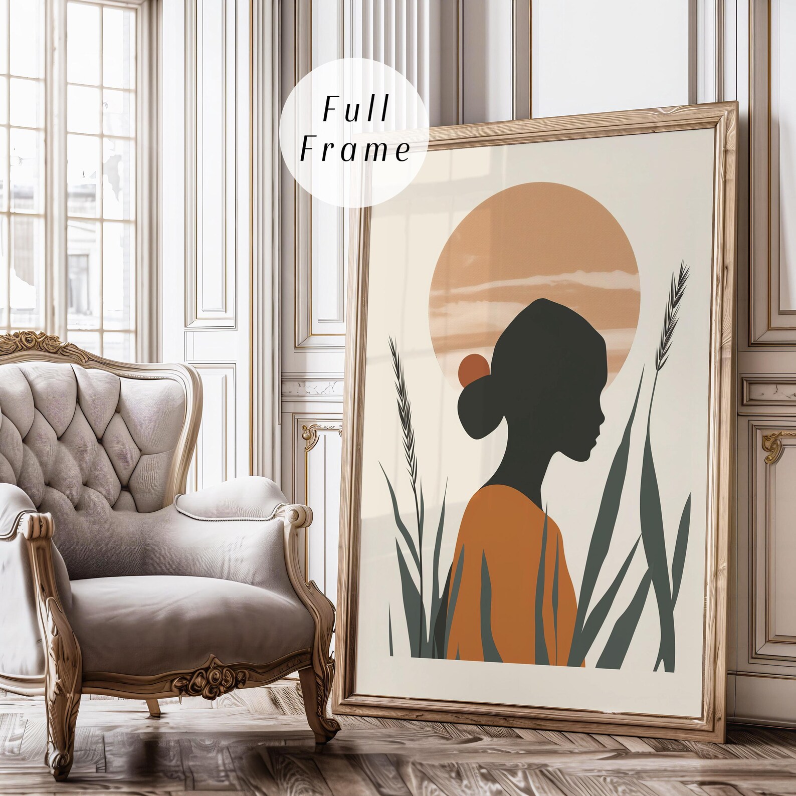 High Resolution Vertical Frame Mockup, DIN A ISO Ratio, Smart Layer ...