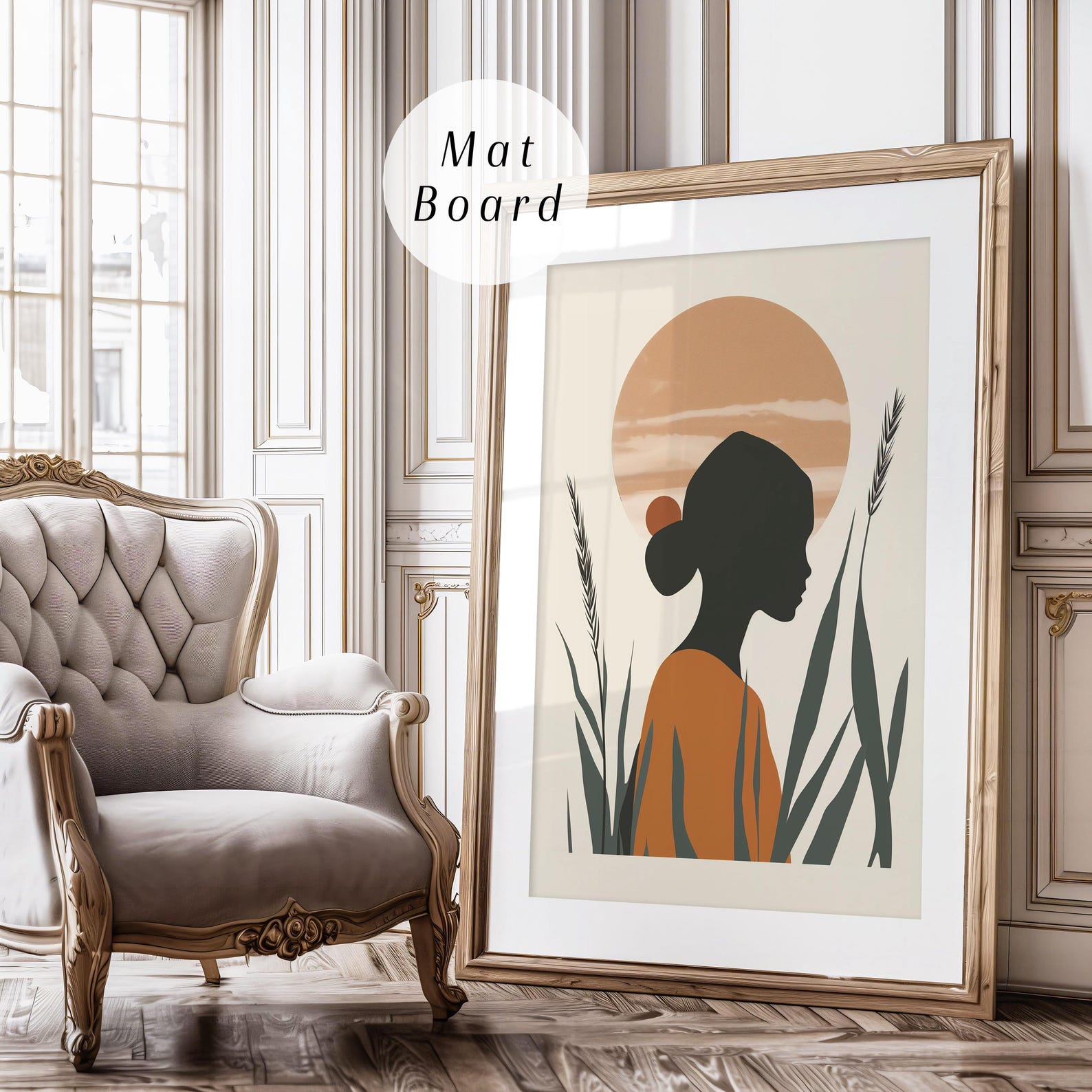 High Resolution Vertical Frame Mockup, DIN A ISO Ratio, Smart Layer ...