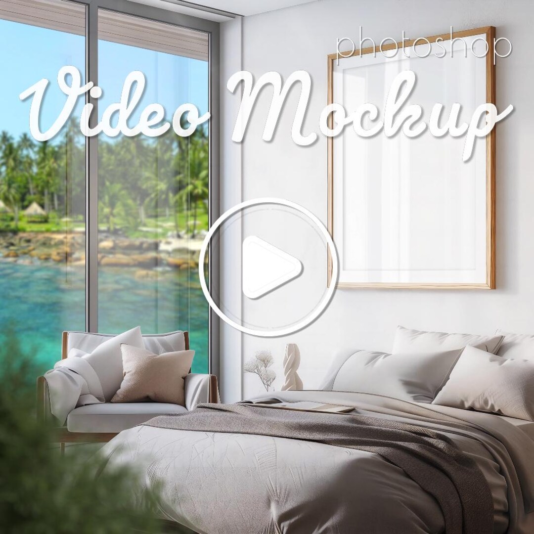 Video Frame Mockup DIN A ISO, Animated PSD With Smart Layer Editable ...
