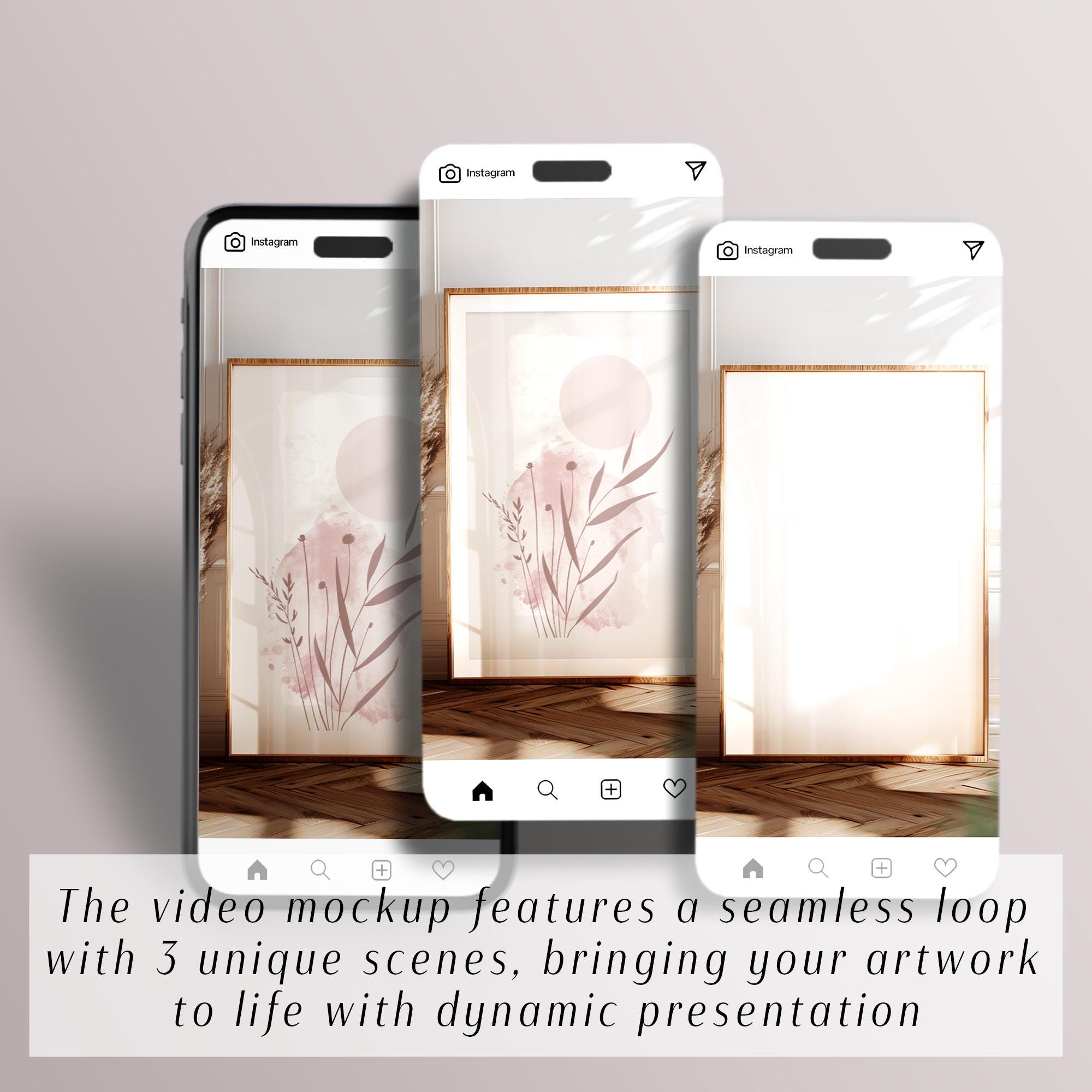 Video Frame Mockup for Tiktok, Reels, Shorts, 9x16 Video, PSD Smart ...
