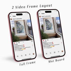 Video and Frame Mockup Bundle, 2x3 Wooden Frame, Animated Video Mockup ...