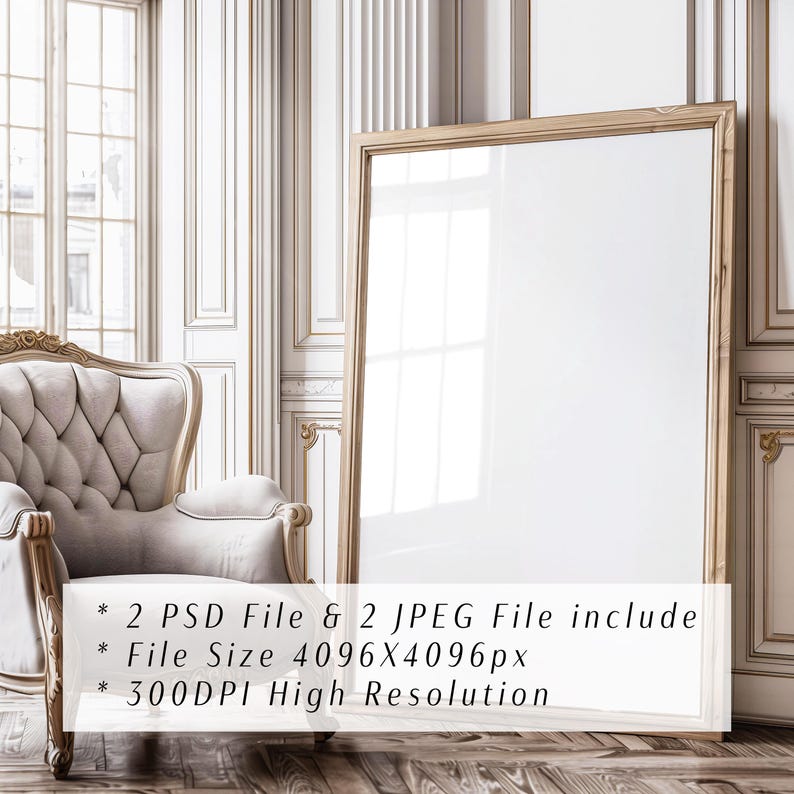 High Resolution Vertical Frame Mockup, DIN A ISO Ratio, Smart Layer ...