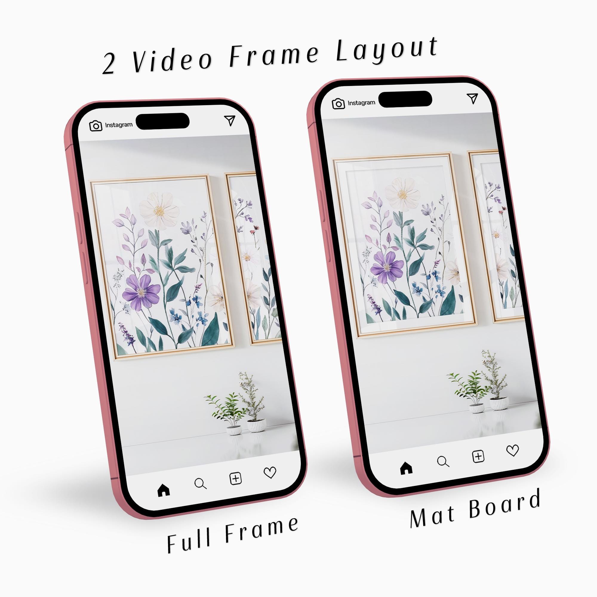 2 Frames Video Mockup for Shorts, Tiktok, Reels DIN A, 2 Animated ...
