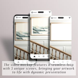 Video Frame Mockup for Tiktok, Shorts, Reels, 2x3 Horizontal Thin ...