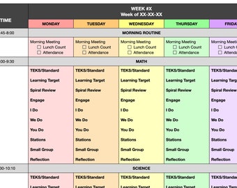 Editable Google Doc Lesson Plan Template Editable Lesson Plans Google ...