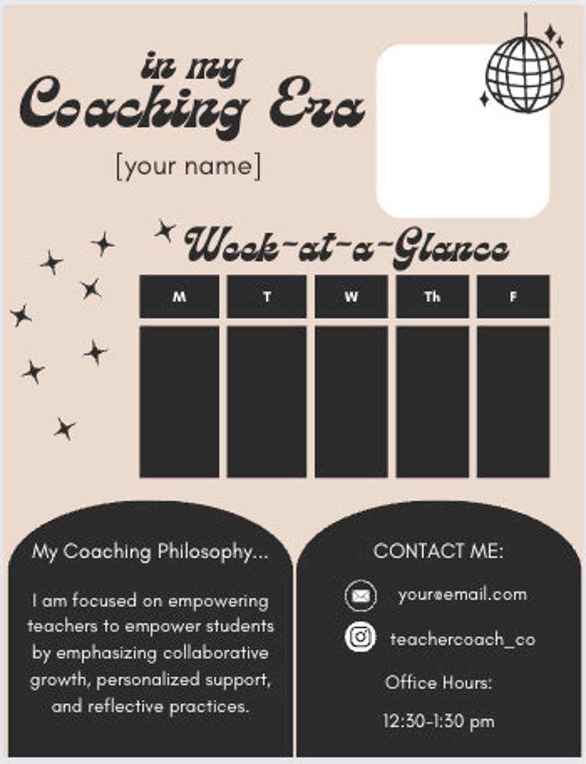 In My Coaching Era + Coaching Menu - Etsy