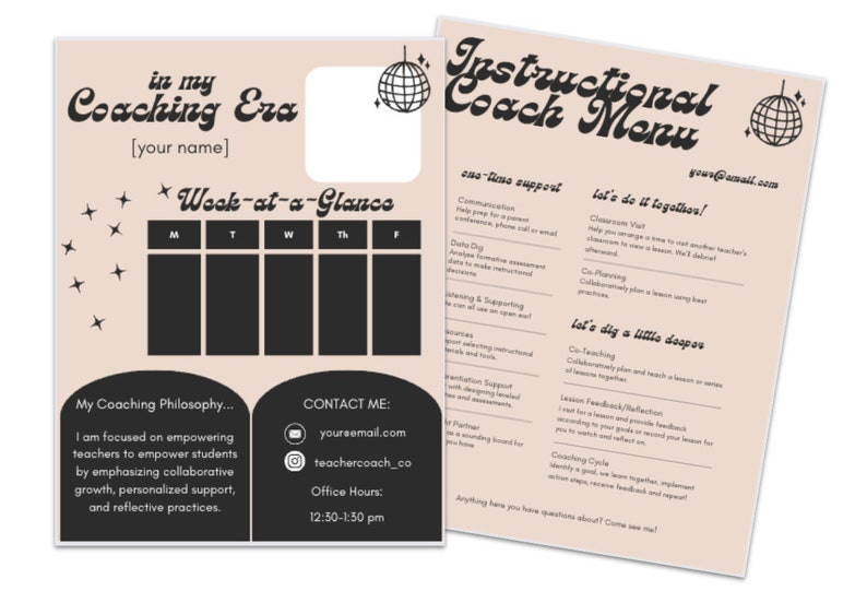 In My Coaching Era + Coaching Menu - Etsy