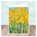 Yellow Aspen Trees Greeting/note Card, Blank Inside W/customizable ...
