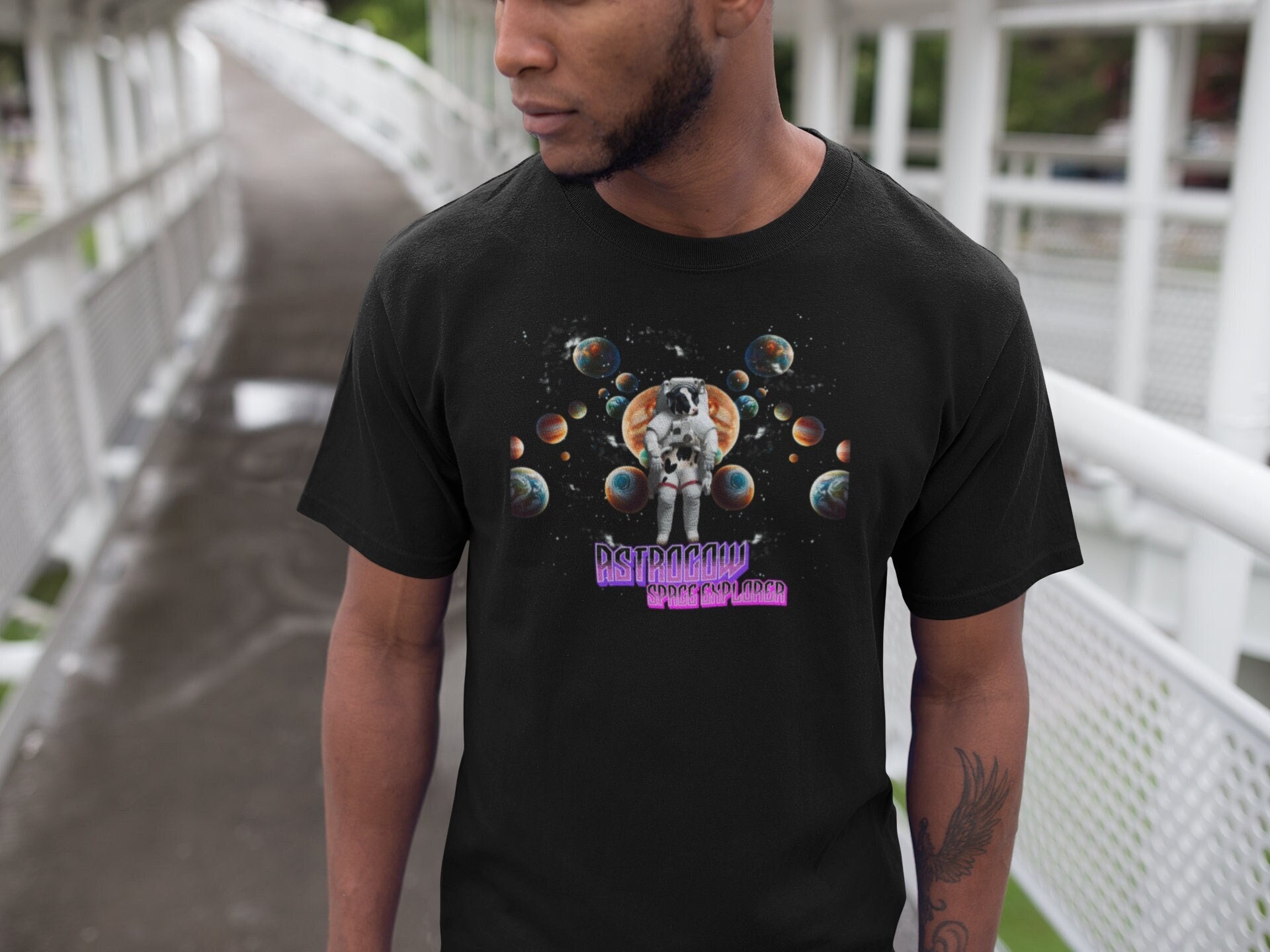 Astro Cow T-shirt | Cosmic Shirt | Space Explorer Shirt | Funny Cow T ...