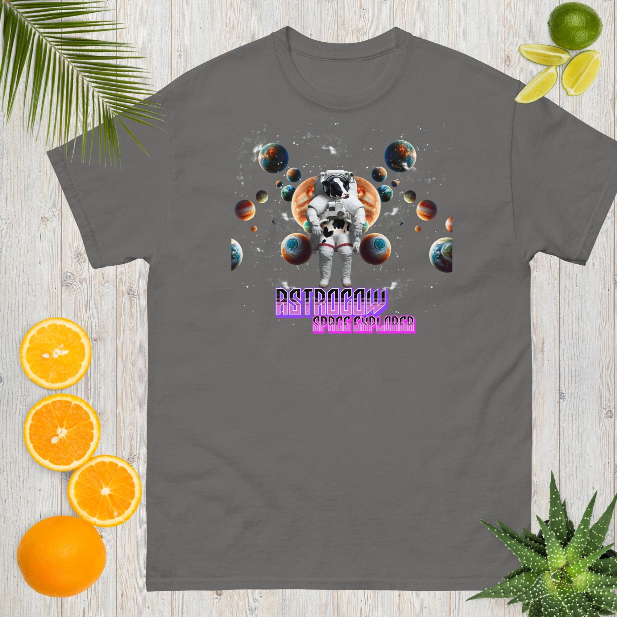 Astro Cow T-shirt Cosmic Shirt Space Explorer T-shirt Funny Cow T-shirt ...