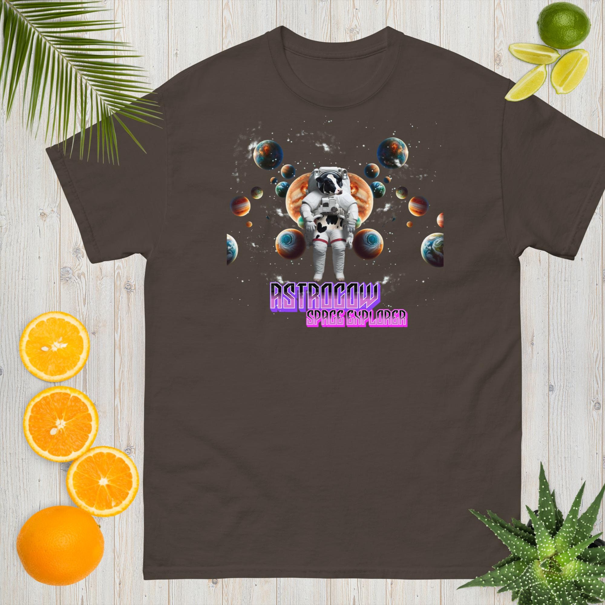 Astro Cow T-shirt Cosmic Shirt Space Explorer T-shirt Funny Cow T-shirt ...