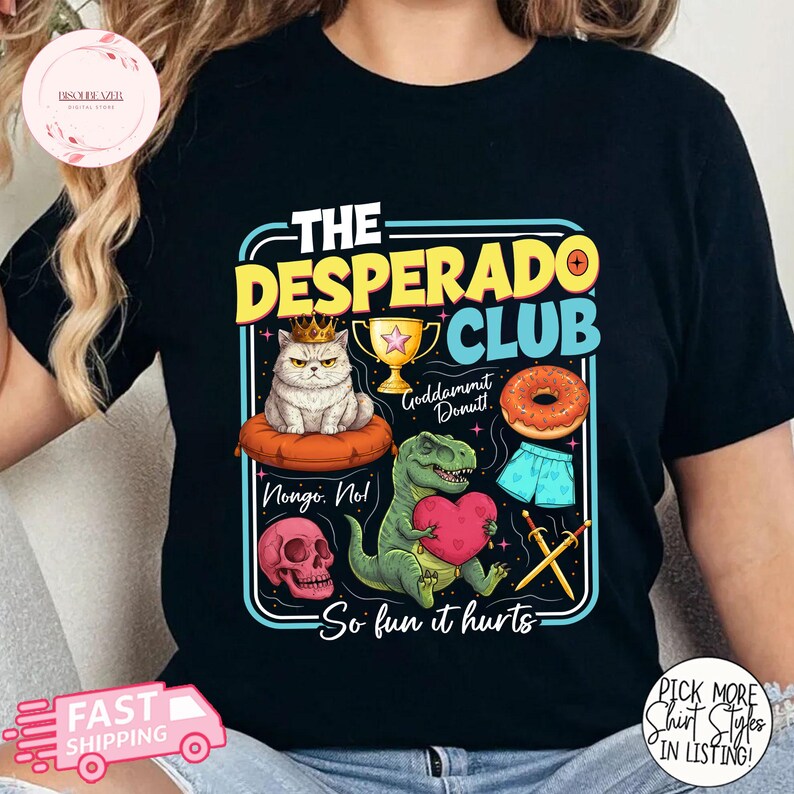 Comfort Colors the Desperado Club Dungeon Crawler Shirt, New ...
