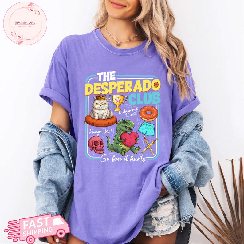 Comfort Colors the Desperado Club Dungeon Crawler Shirt, New ...