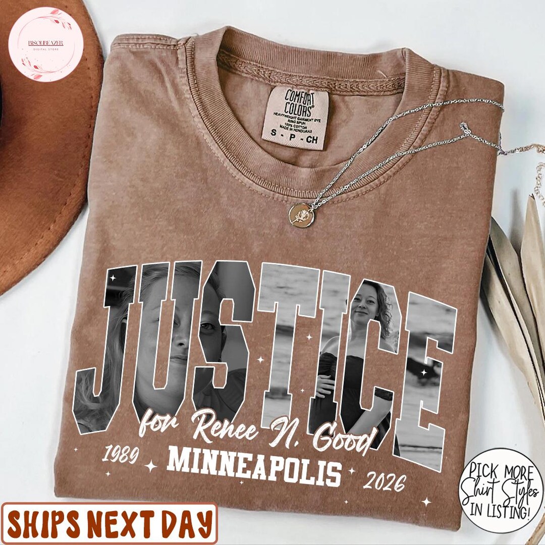 Comfort Colors® Justice for Renee Nicole Good Tshirt, Minneapolis ...