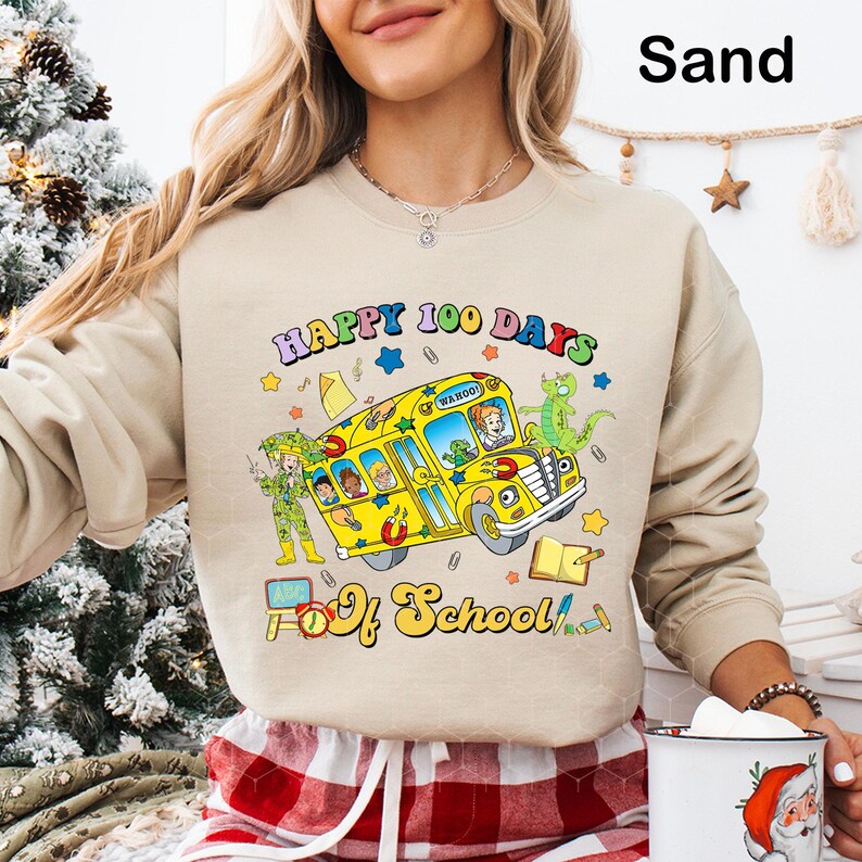 Happy 100 Days of School the Magic School Bus Shirt Take Chances Make ...