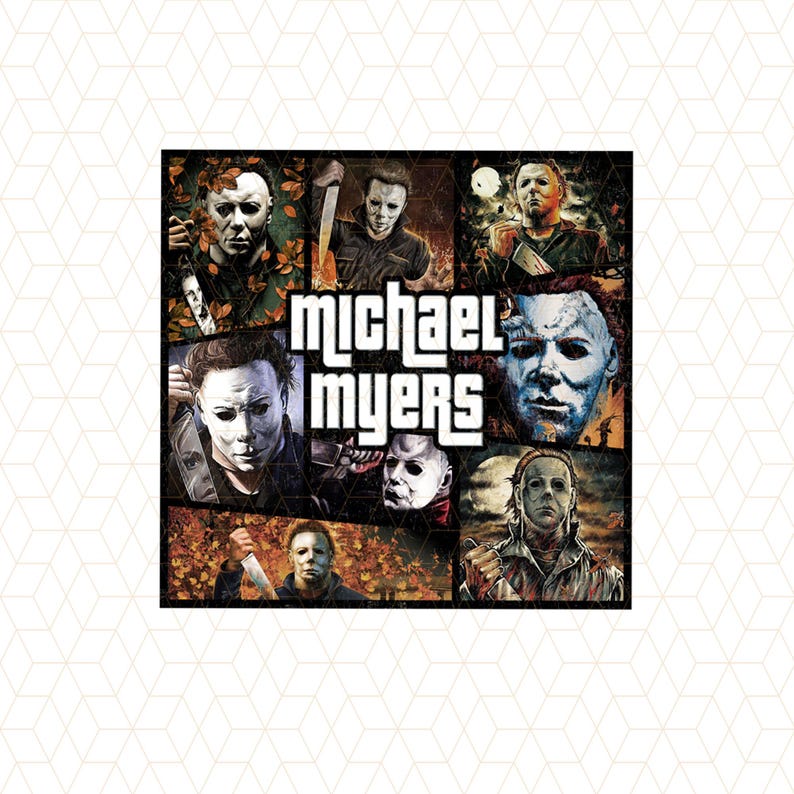 Retro Vintage Michael Myers Halloween Png, Michael Myers Png, Horror ...