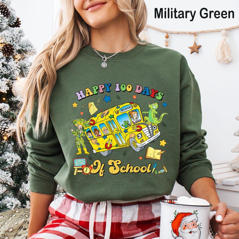 Happy 100 Days of School the Magic School Bus Shirt Take Chances Make ...