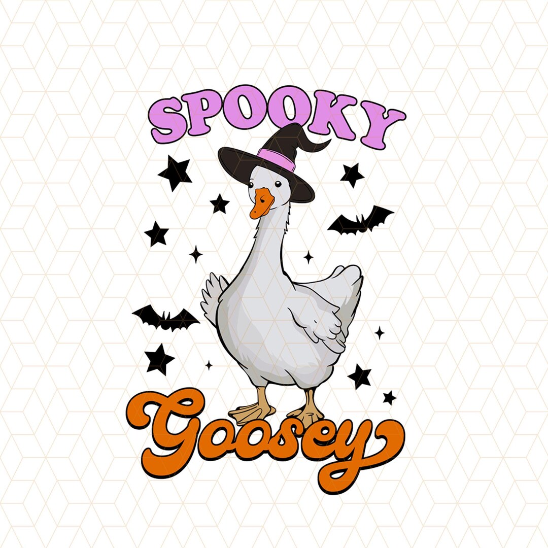 Spooky Goosey Halloween Png, Spooky Goose Png, Funny Halloween Png ...
