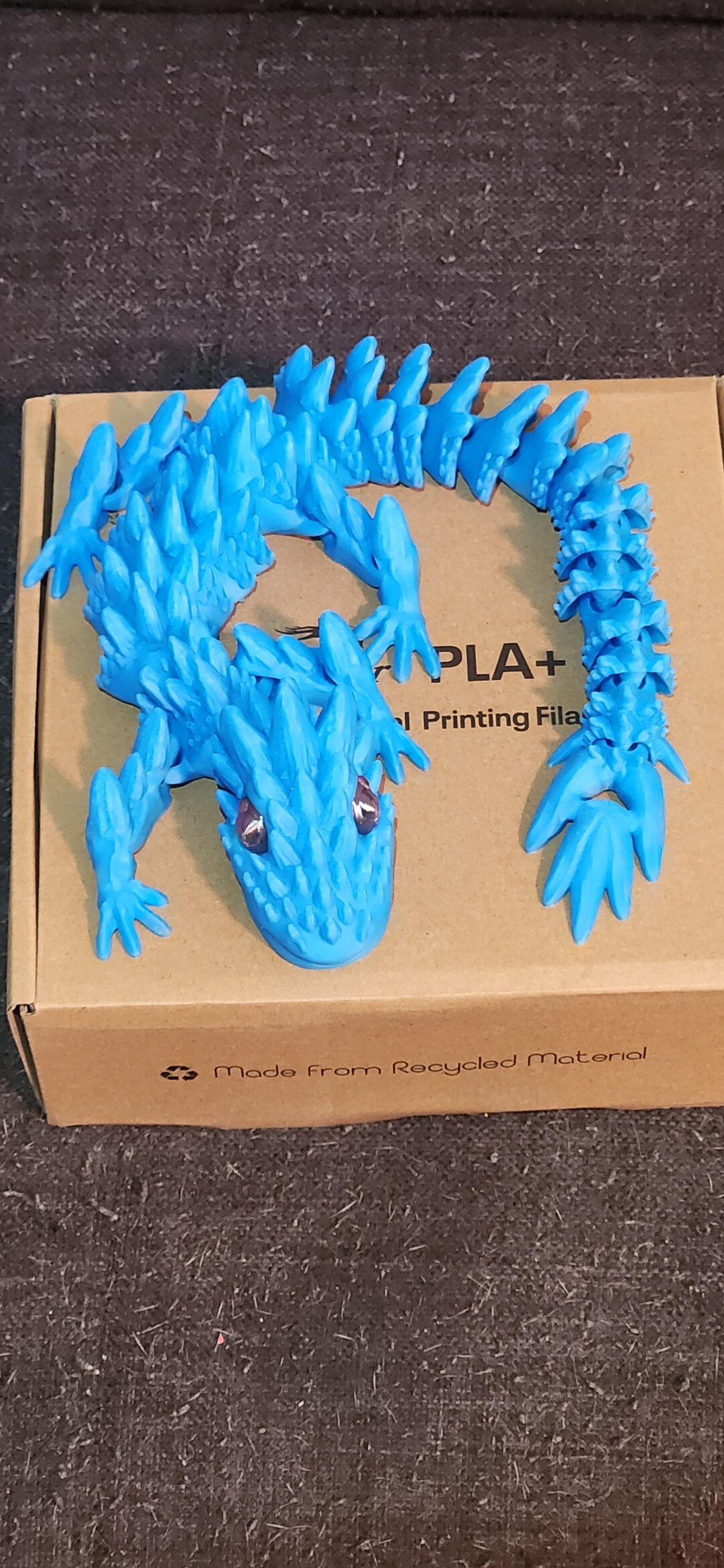 3D Printed Spiky Dragon - Etsy