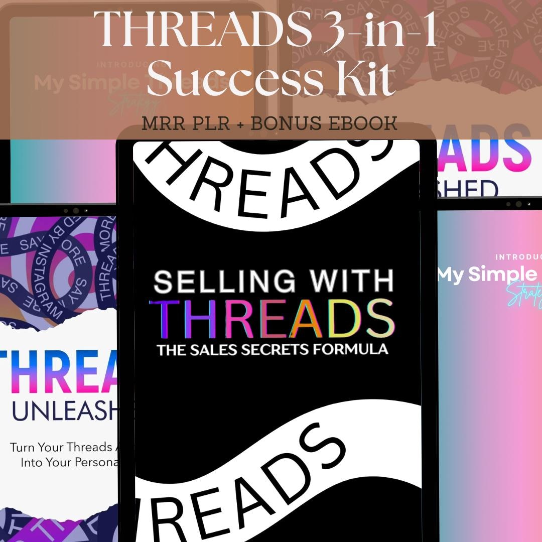 Threads 3-in-1 Guides Bundle Simple Strategy & Selling Guide for ...
