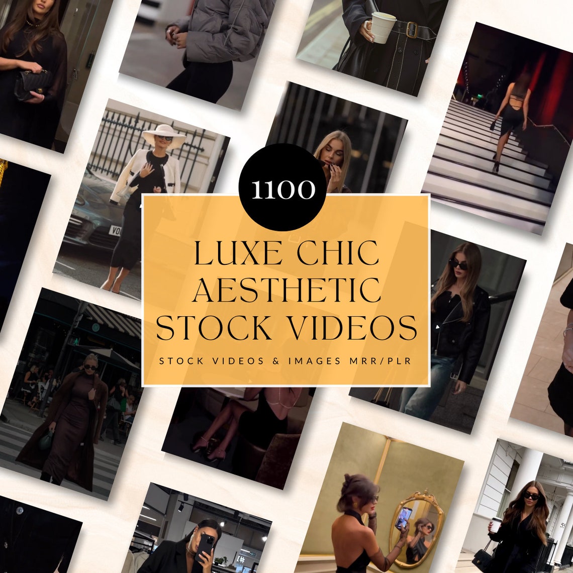 1400 Aesthetic Luxury Chic Reel Videos Boss Babe Story MRR PLR ...