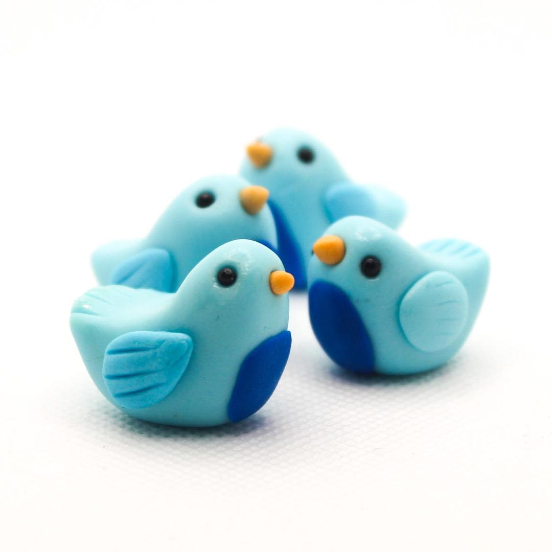 Edible Blue Bird Fondant Icing Cake Topper Party - Etsy Australia