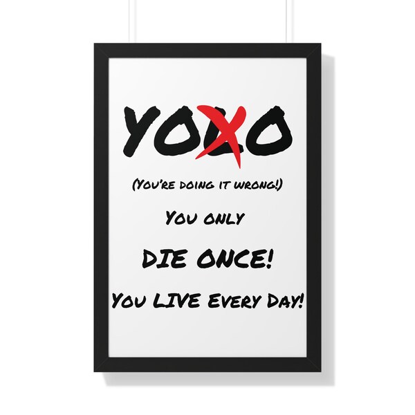 Yolo Poster - Etsy