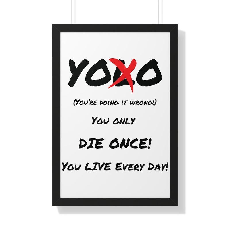 Yolo Poster - Etsy