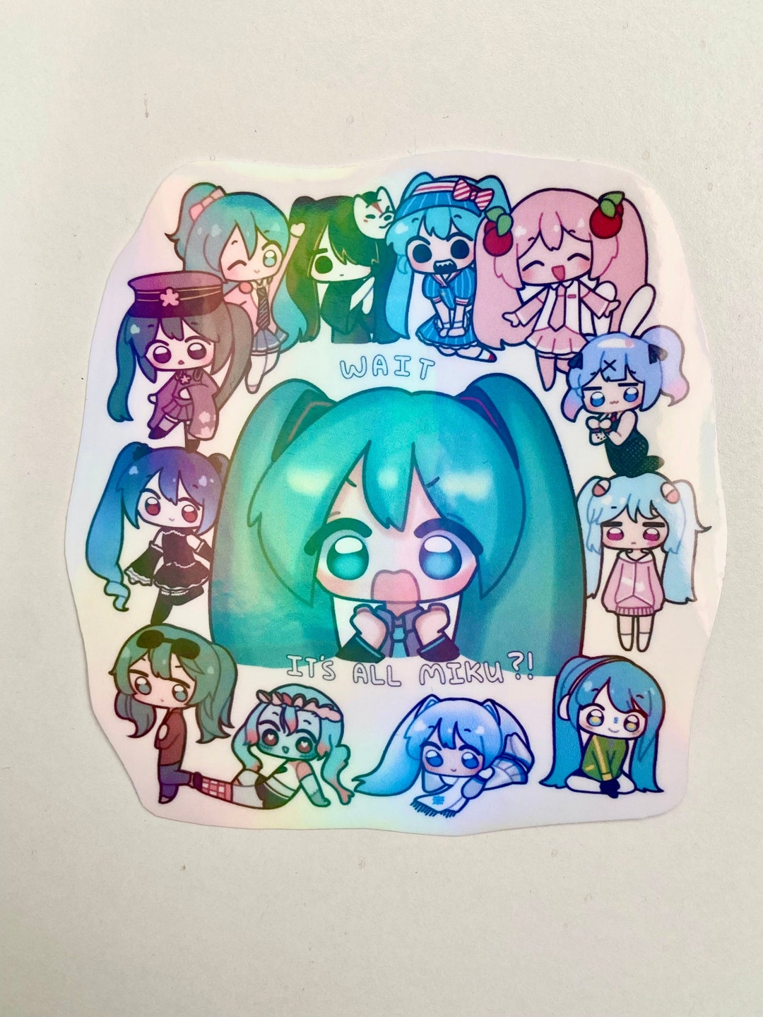 Hatsune Miku "it's All Miku?!" Sticker - Etsy
