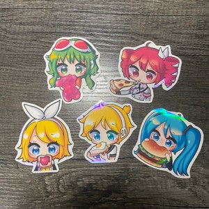 Snacking Vocaloid Stickers - Etsy
