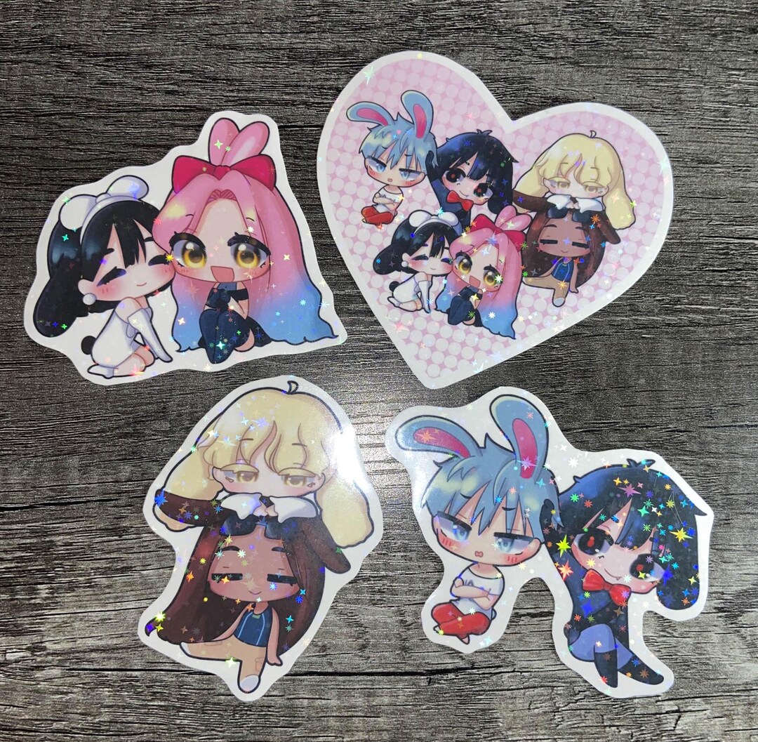 Alien Stage Bunny Stickers - Etsy
