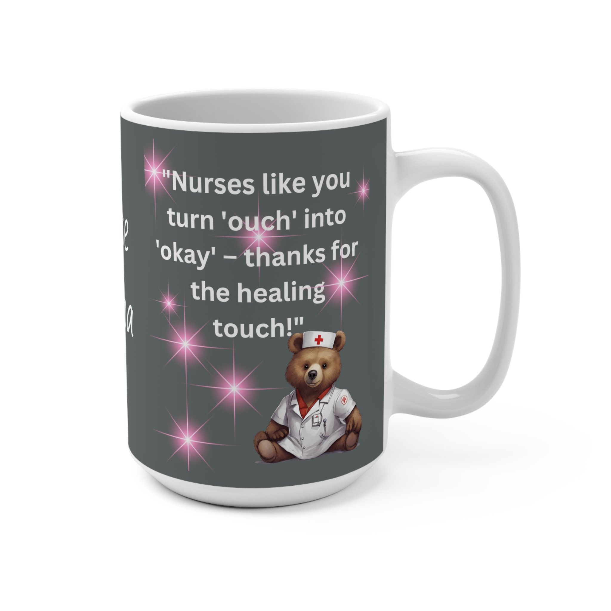 Custome Nurse Appreciation Elixir, Thank You Nurse Mug, Coffee Cup for ...