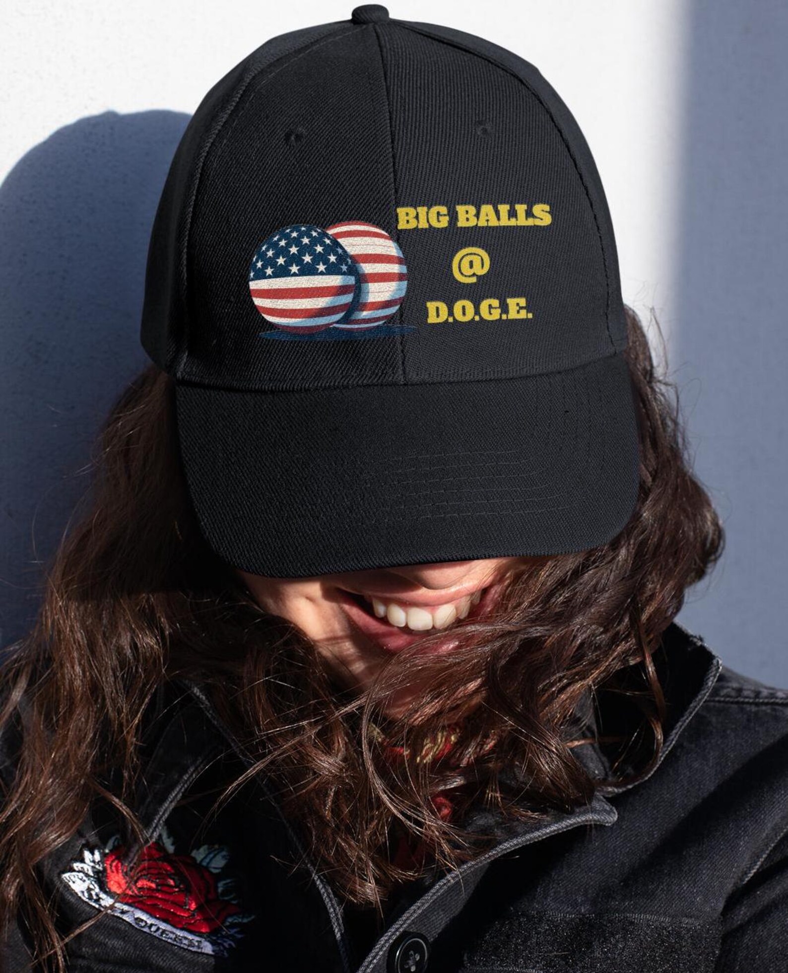 Funny Big Balls @ D.O.G.E. Baseball Cap - Casual Chic Hat, Sports Cap ...