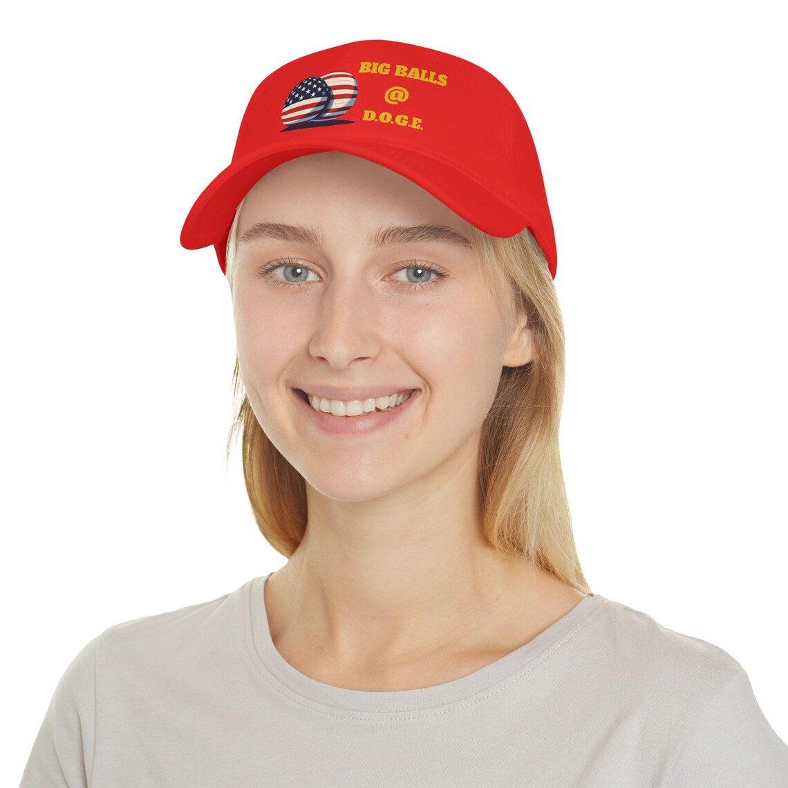 Funny Big Balls @ D.O.G.E. Baseball Cap - Casual Chic Hat, Sports Cap ...