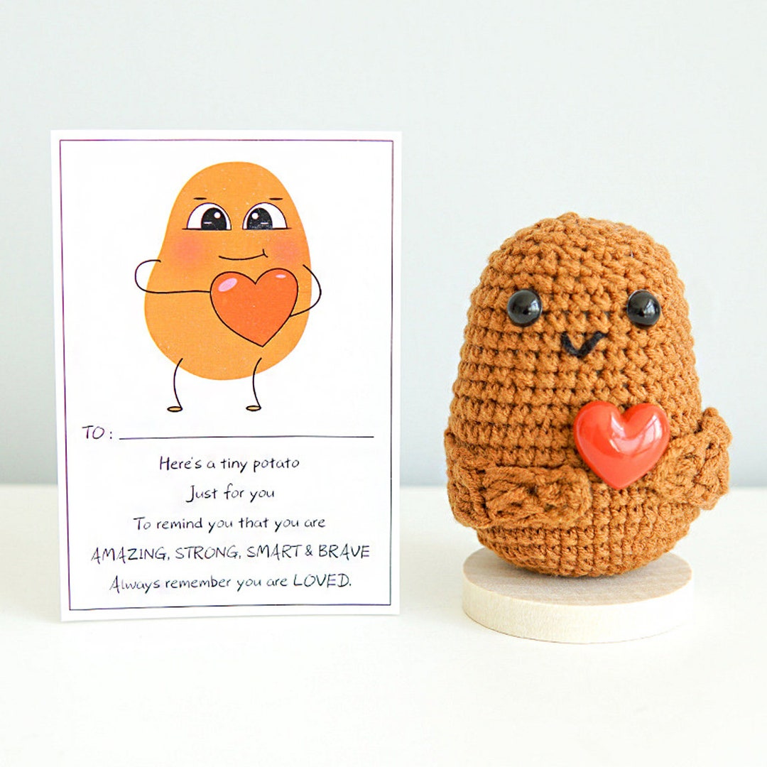 Crochet Potato,handmade Crochet Potato,crochet Love Potatoes ...