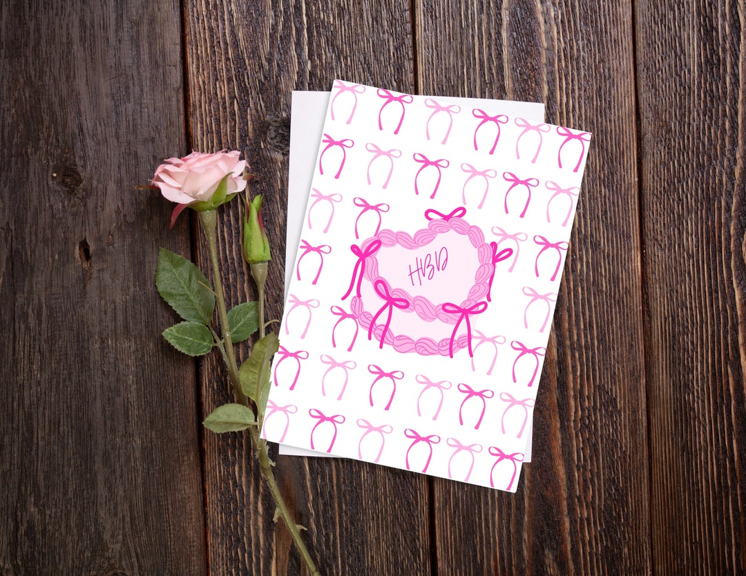 Printable Birthday Card, Birthday Card for Her, Girly Birthday Card ...