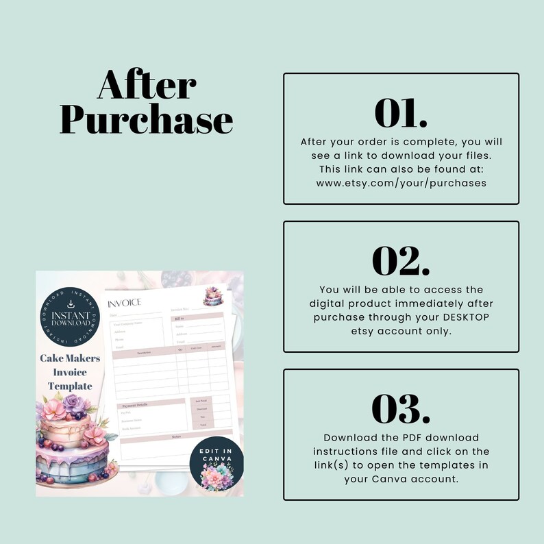 Cake Maker's Invoice Template | Bakery Billing Document | Digital ...