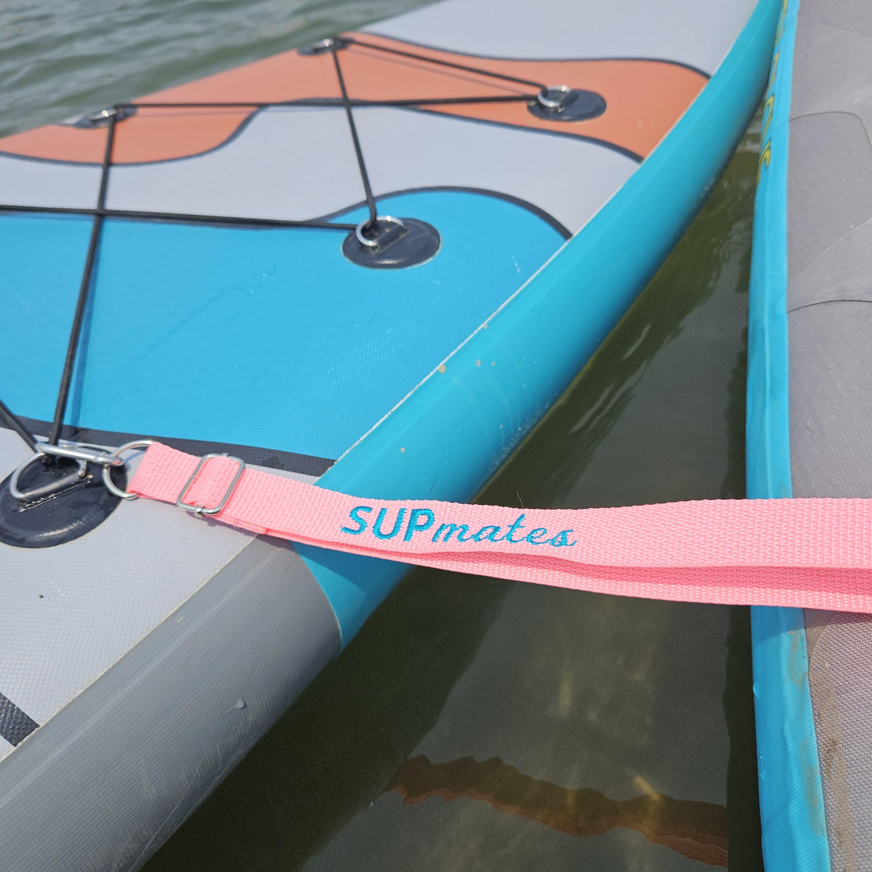 2 VIVID PINK & TURQUOISE Blue Colors Supmates Straps 17 Adjustable to ...