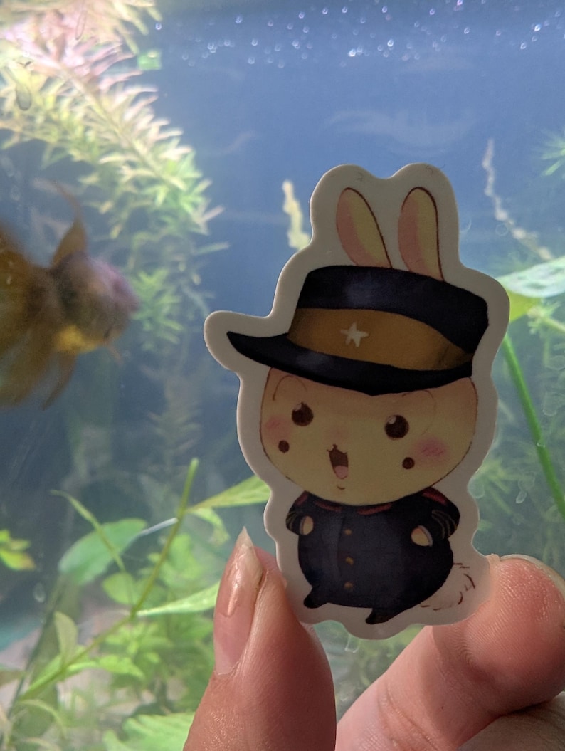Gluttonous Bunny Usami Sticker Duo - Etsy