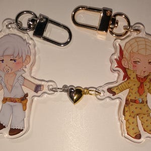 My Bizarre Subordinates OTP Duo Magnetic Keychains - Etsy
