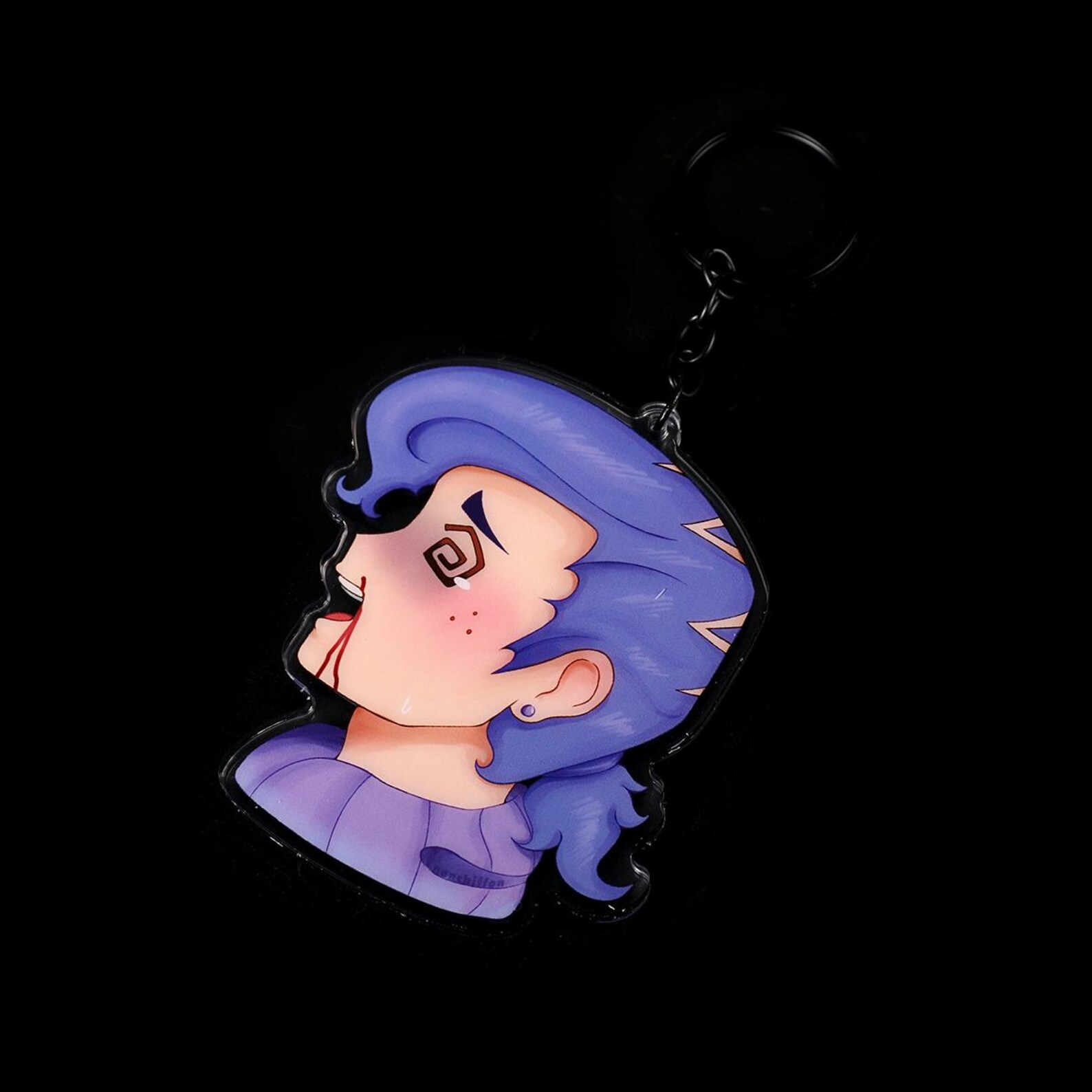 Doppios Metallic Brain Shaker Keychain - Etsy