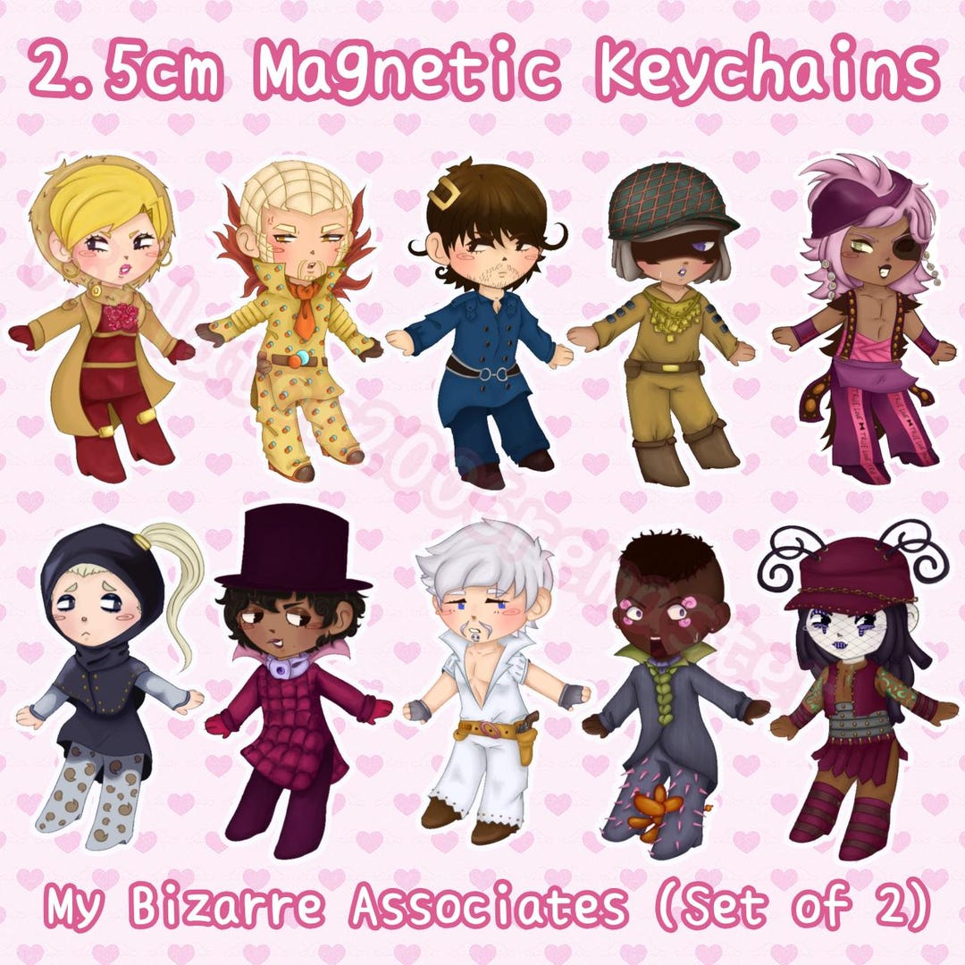 My Bizarre Subordinates OTP Duo Magnetic Keychains - Etsy