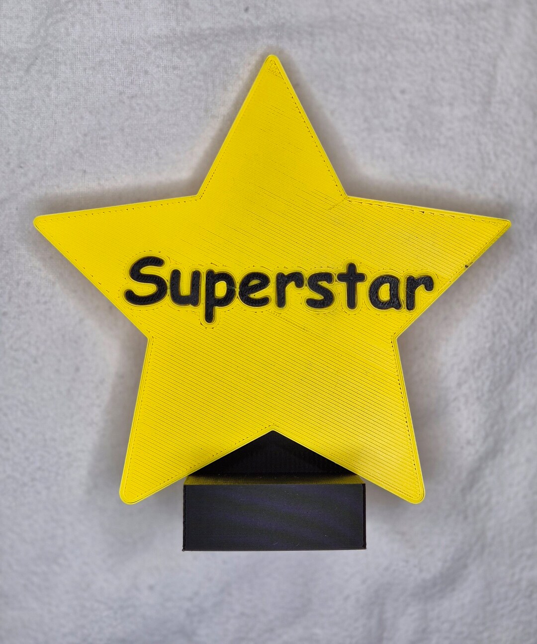 Superstar Award Trophy Marking Moments of Achievement - Etsy
