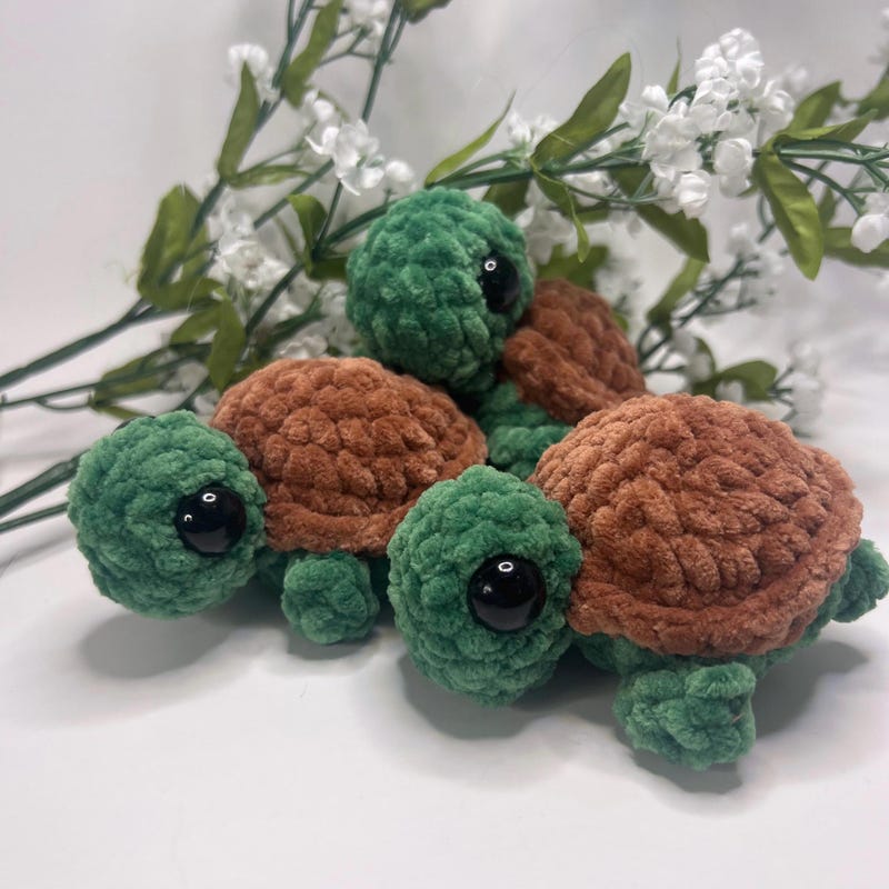Turtle Stuffed Animal - Etsy