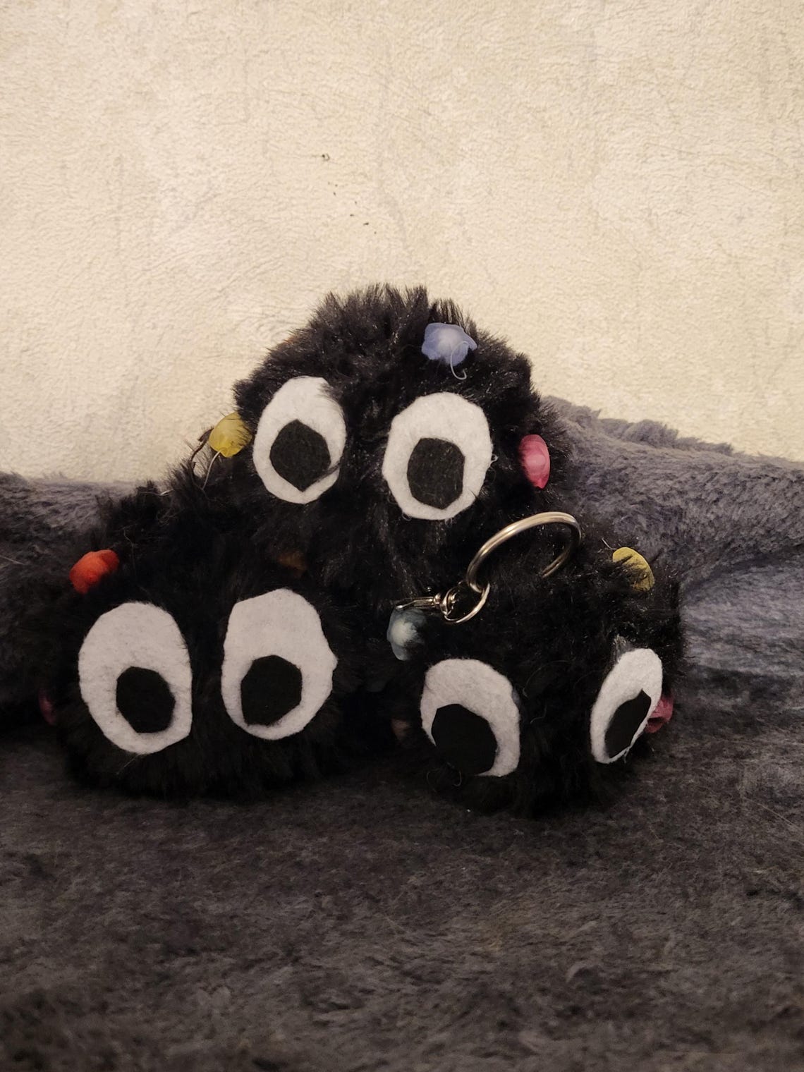 Soot Sprite Keychain - Etsy